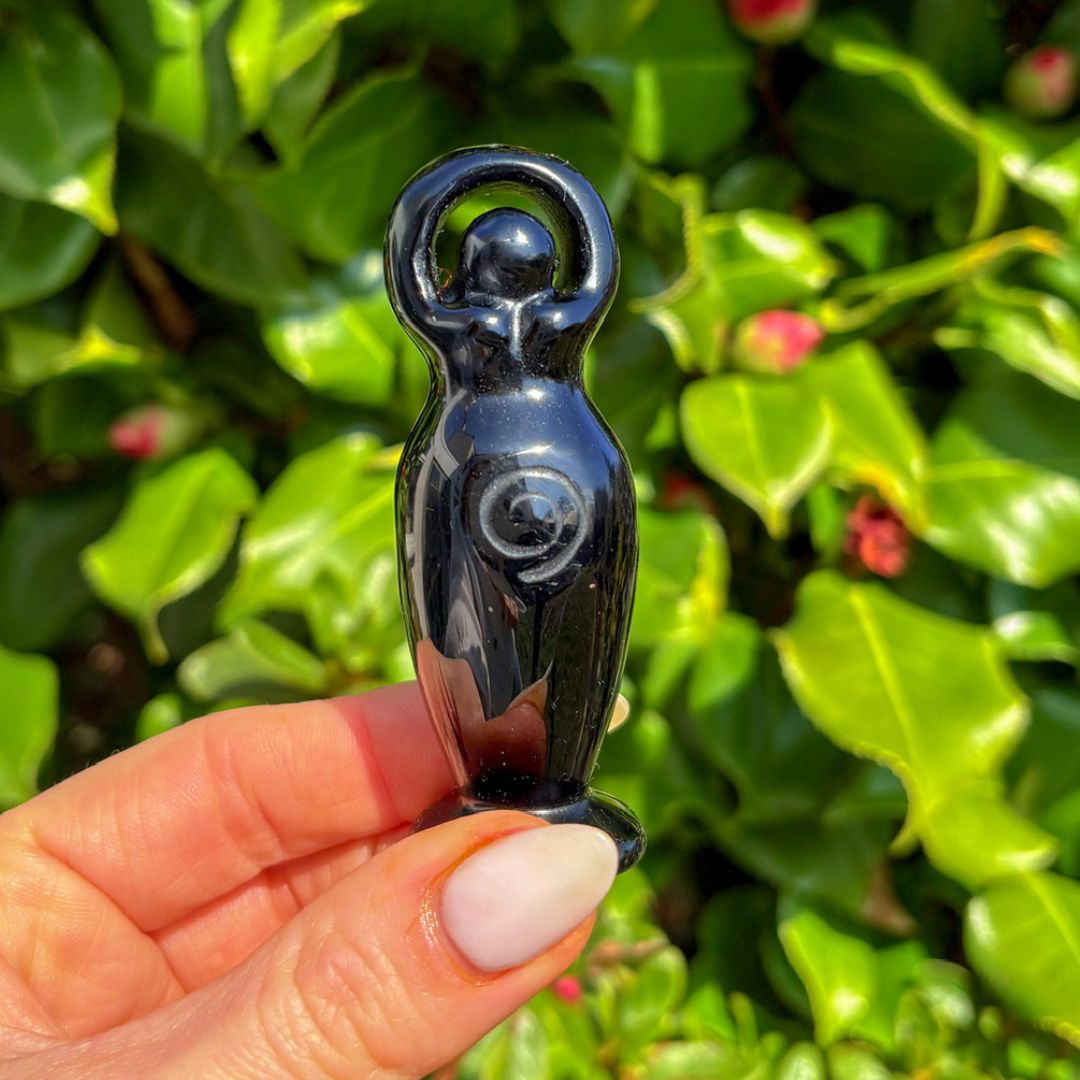 Obsidian Goddess Carving – Soul Emporium